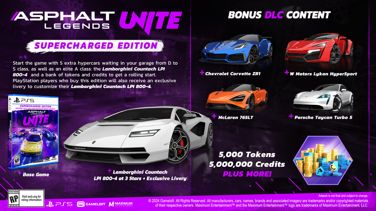 Asphalt Legends Unite Supercharged Edition - Tendance Gaming